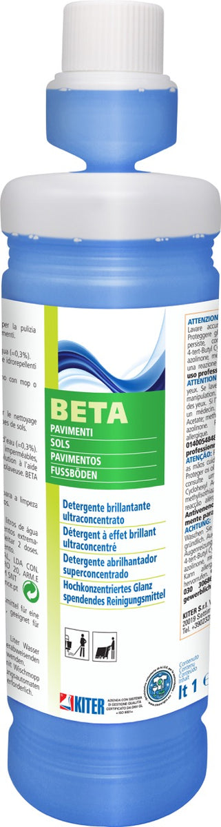 BETA - Detergente brillantante ultraconcentrato per la manutenzione de ...