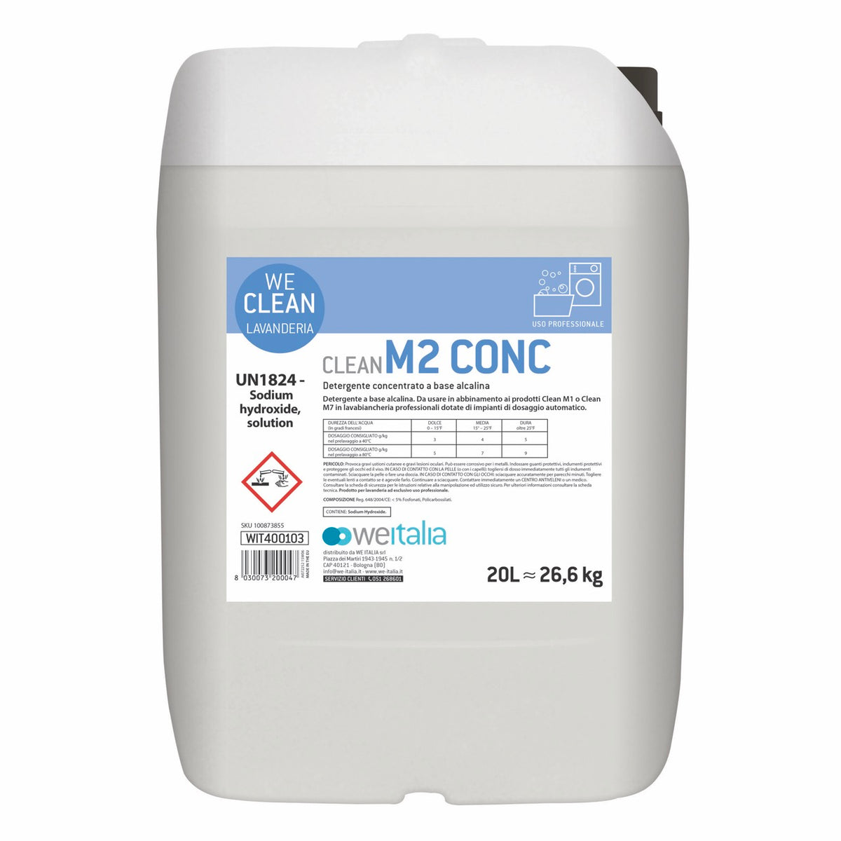 WE CLEAN M2 CONC - Detergente Liquido – Eco Chimica SRL