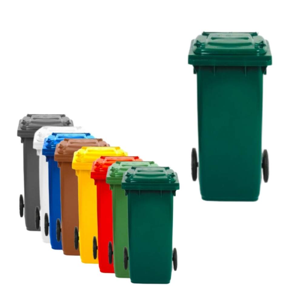 BIDONI CARRELLATI 120 LITRI - MONOCOLORE – Eco Chimica SRL
